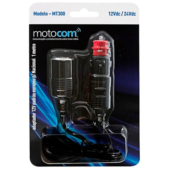Revitalize Sua Experiência de Viagem com o ADAPTADOR EXTENSÃO 12V MT300 MOTOCOM!