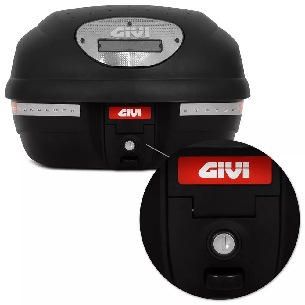 Bau Givi E33NT Monolock 33L Point Plástico Lente Fume - Paulinho Motos