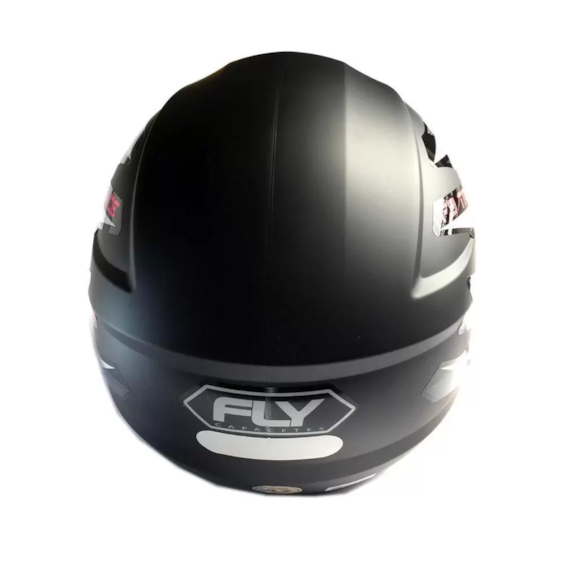 Proteja-se com o Capacete Fly F-9 Trace Fosco!