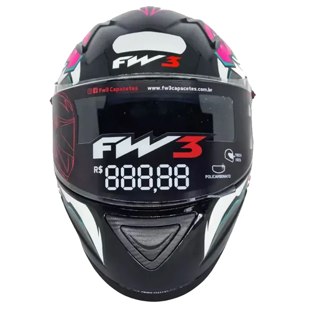 CAPACETE FW3 GTN EAGLE: Segurança e Estilo em Alta Velocidade!