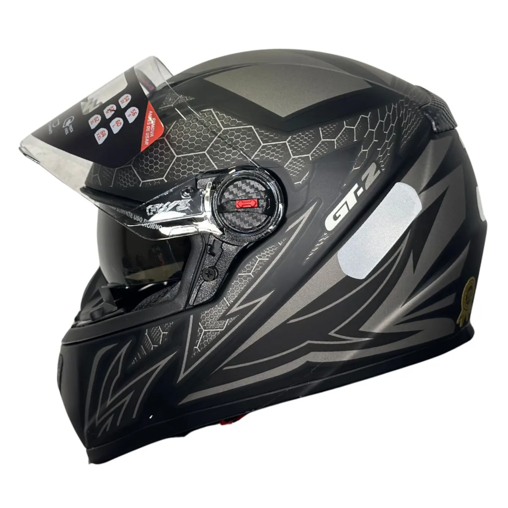 Conheça o CAPACETE FW3 GTX 2 FOSCO: Segurança e Estilo em Alta Velocidade!