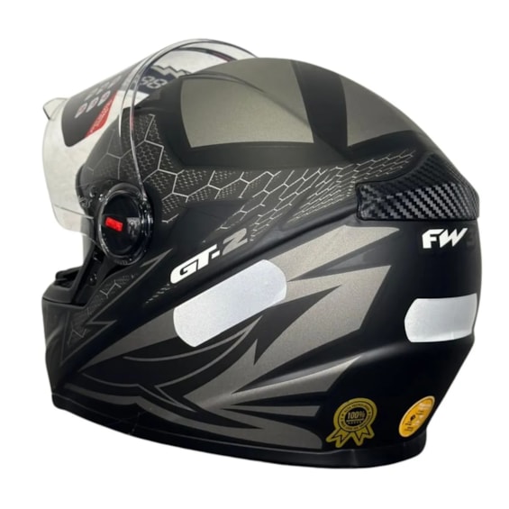 Conheça o CAPACETE FW3 GTX 2 FOSCO: Segurança e Estilo em Alta Velocidade!