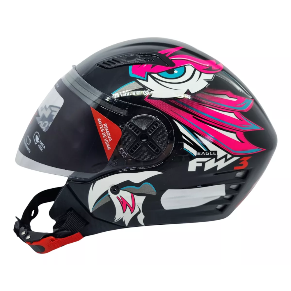CAPACETE FW3 X OPEN EAGLE - Paulinho Motos