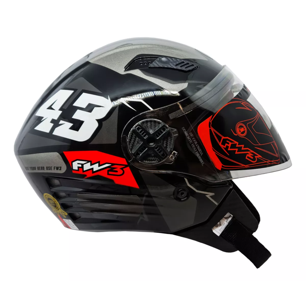 CAPACETE FW3 X OPEN UP 43 - Paulinho Motos