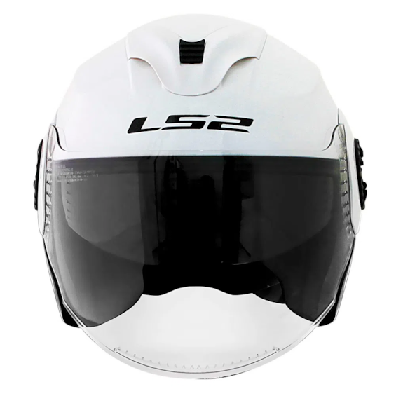 CAPACETE LS2 OF570 VERSO MONO | BRANCO | 58 | é na Paulinho Motos