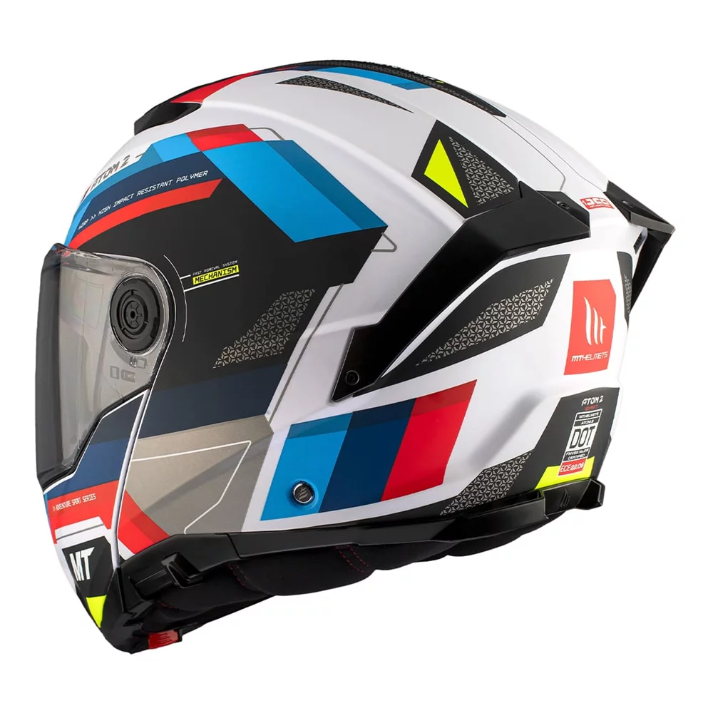 Garanta Sua Proteção com Estilo: Capacete MT Atom 2 SV Articulado Bast ...