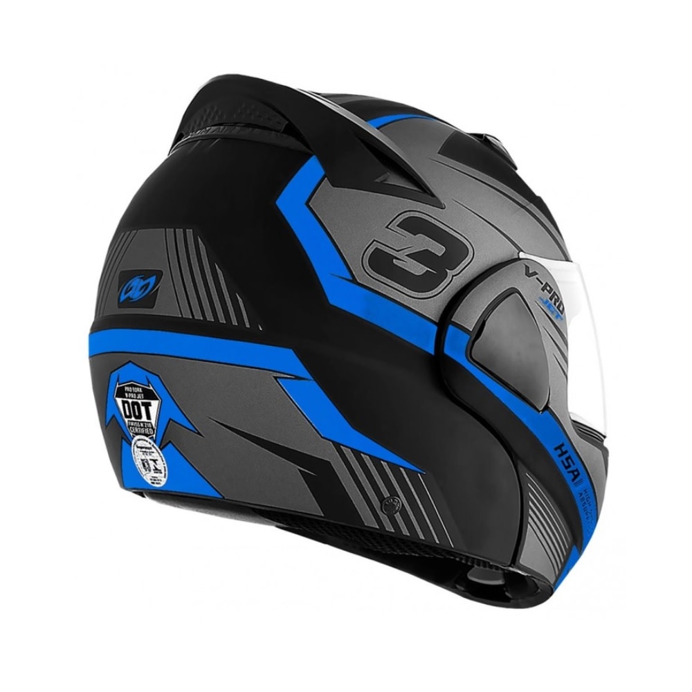 Capacete PRO TORK V-PRO JET 3 Articulado - Paulinho Motos