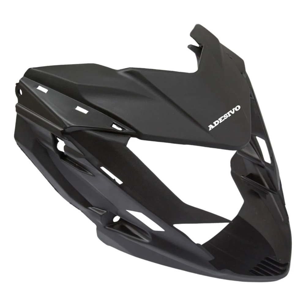 CARENAGEM FAROL CB 300F TWISTER 23- PRETO INJETADO (CENTRAL) PLASMOTO