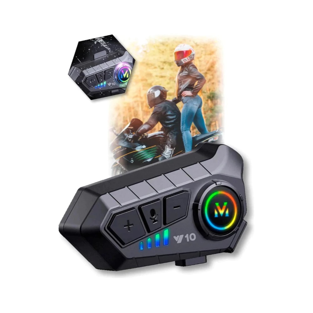 INTERCOMUNICADOR DE CAPACETE TOMATE UNITÁRIO (RECEPTOR DE CHAMADA) V10