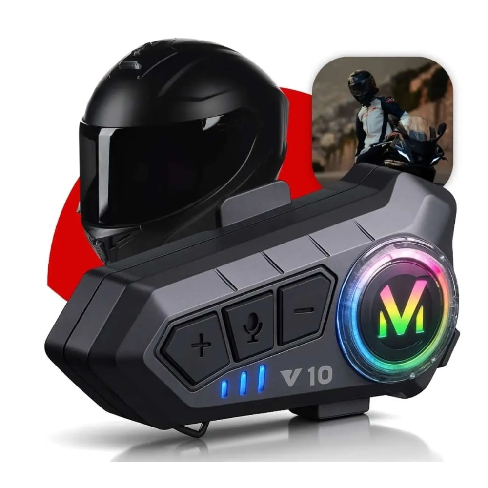 INTERCOMUNICADOR DE CAPACETE TOMATE UNITÁRIO (RECEPTOR DE CHAMADA) V10