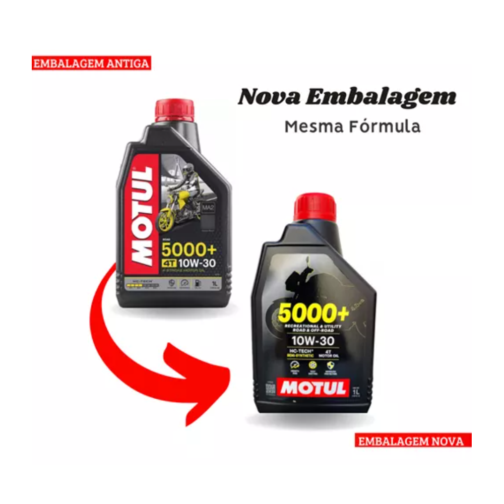 Conquiste o Máximo Desempenho da Sua Moto com o Kit 3 Óleo Motul 5000 ...