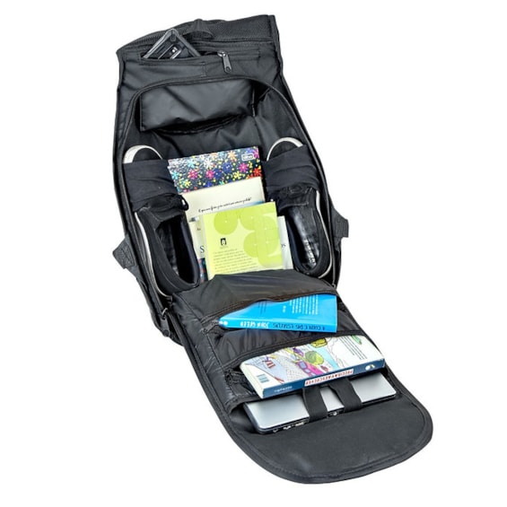 MOCHILA MAX RACING MOTO SPORT DRAGON CARBONO PRETA