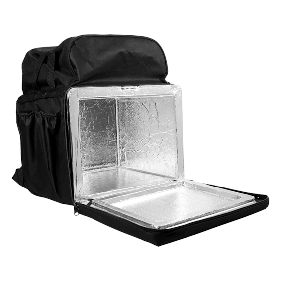 MOCHILA PIZZA ISOBAG 45L CEK REVESTIDA ALUMINIO COM BOLSÃO