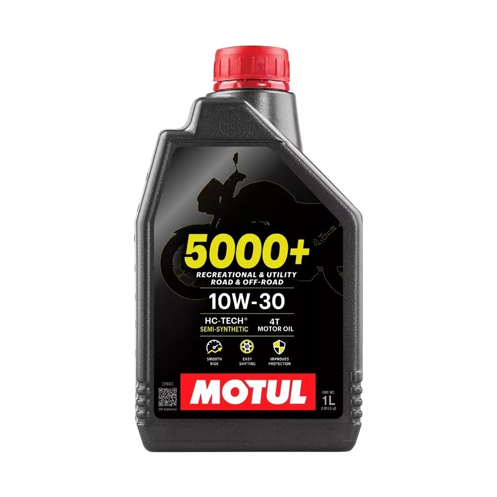 Óleo Motul 5000 4T 10W30 SJ Semi Sintético 1 Litro: Máxima Performance ...