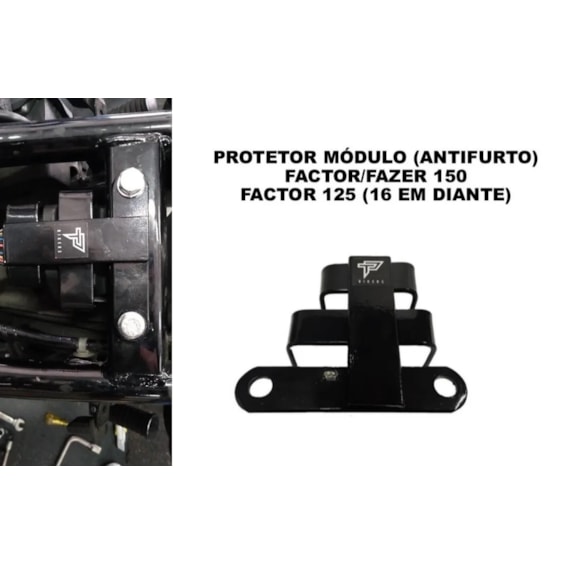 PROTETOR DE MODULO FACTOR 125 150 FAZER 150 2016- Paulinho Motos