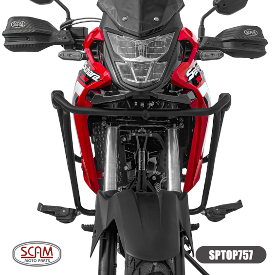 PROTETOR MOTOR CARENAGEM SCAM HONDA SAHARA 300 2024-C/PEDALEIRAS